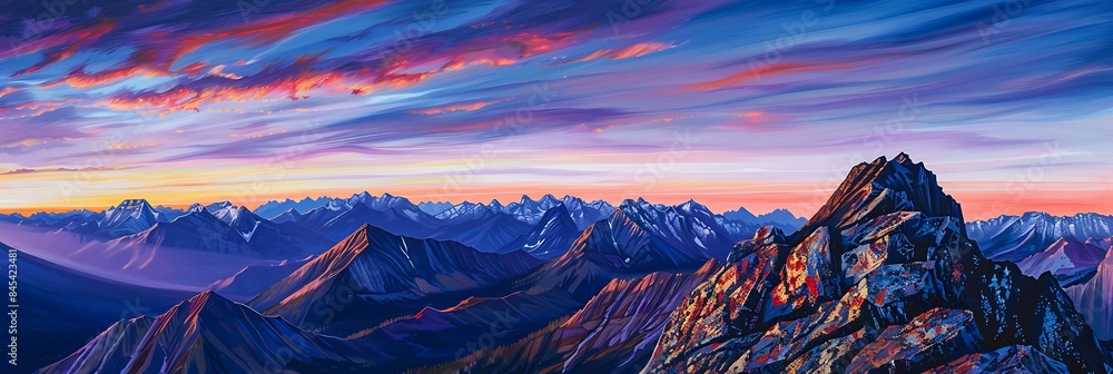 "Vibrant High-Altitude Hues: Capturing the Surreal Colors of Sunrise ...
