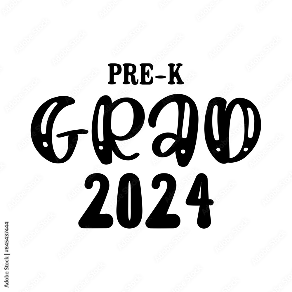 Pre-k Grad 2024 SVG Stock Vector | Adobe Stock