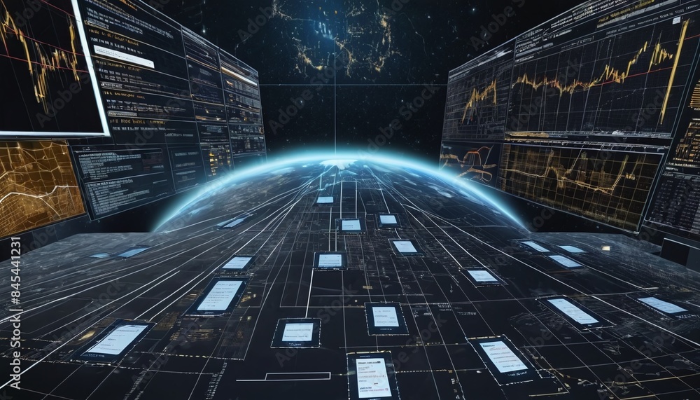 Digital abstract background wallpaper art, futuristic unique wallpapers ...