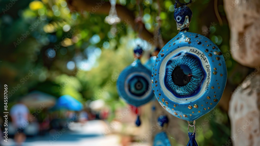 Blue evil eyes, also known as "nazar boncugu", are common symbols in ...