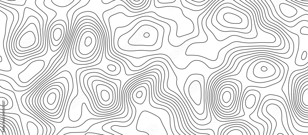 White topology and topography vector design abstract background contour ...