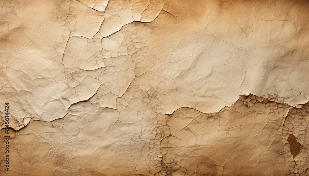 Abstract old rough antique parchment paper texture background with ...