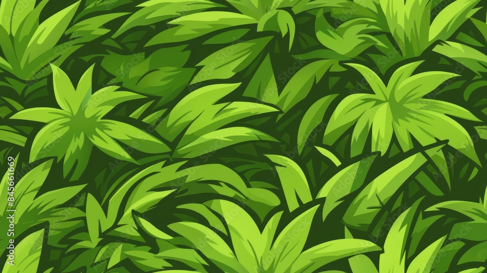 Seamless grass texture, 2d game grass texture, cartoon seamless grass ...