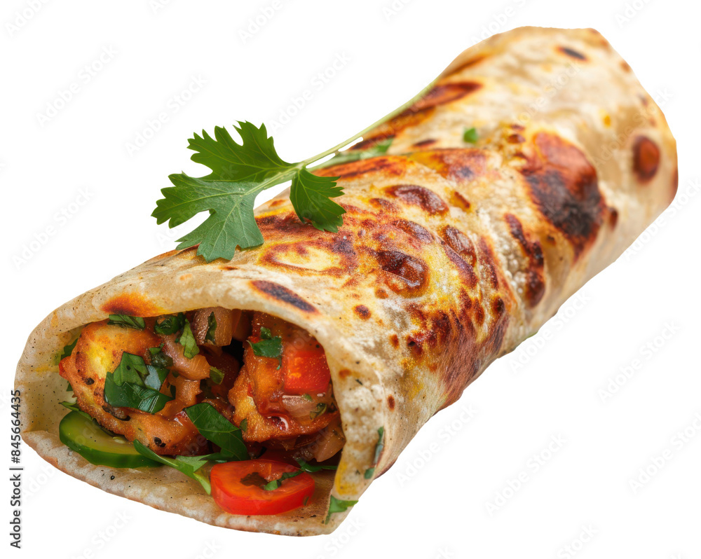 PNG of Kathi Roll, Delux setup for advertising compost, Indian ...