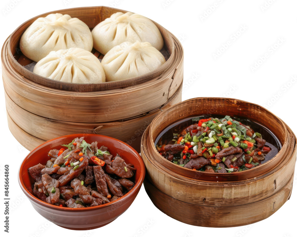 PNG of Gua Bao, Delux setup for advertising compost, Taiwanese steamed ...