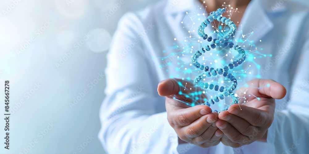 ภาพประกอบสต็อก AI uses family history to assess genetic risks and ...