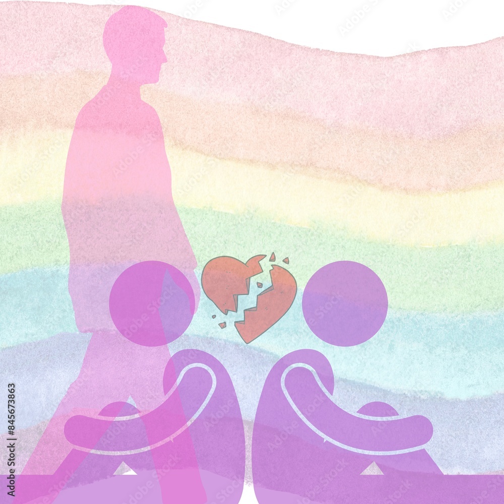 LGBT flag symbol. Pride month symbol. LGBTQIA, LGBT Pride Month in June ...