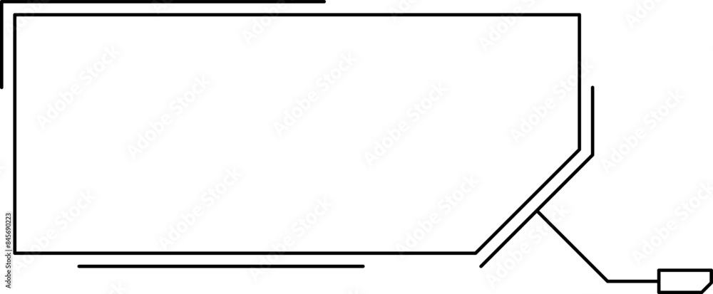 Quote box frame. Quote box icon. Text quote boxes. Blank template ...