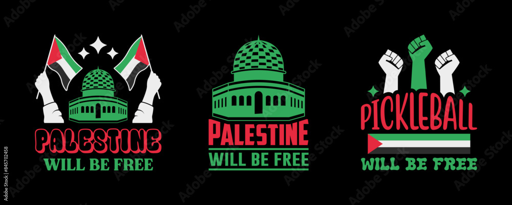 Palestine Will Be Free SVG Freedom For Palestine Tshirt Bundle ...