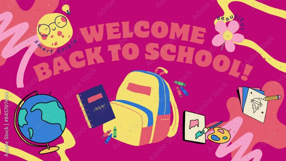 Welcome Back To School intor 4k video, Welcome back to school intro 4k ...