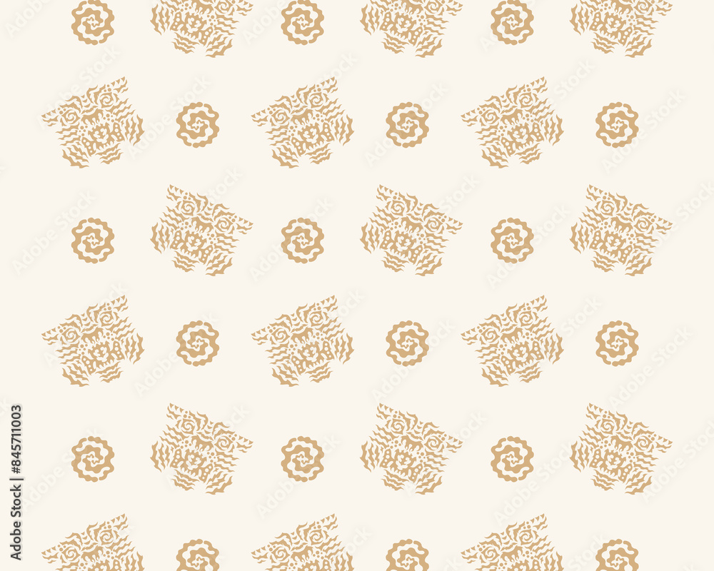 Tiger head ethnic pattern background template wallpaper fabric textile ...