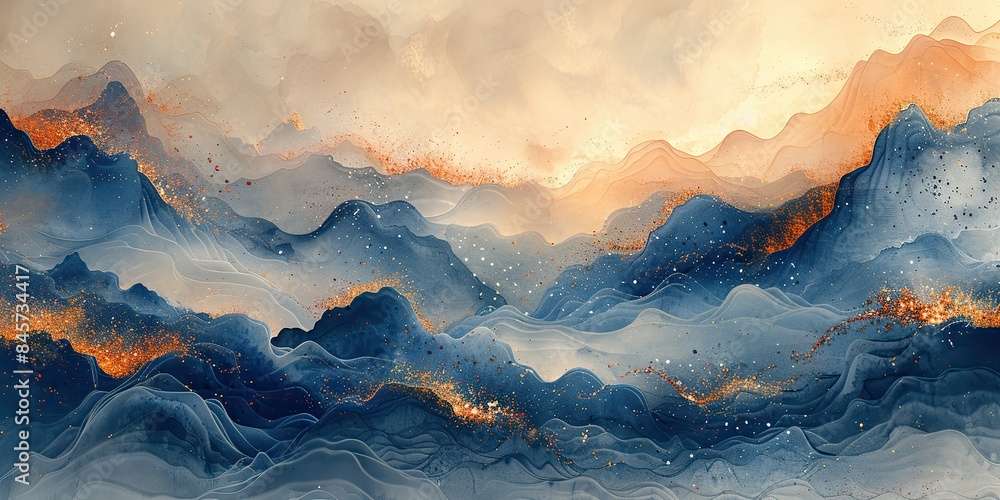 japanese background with watercolor texture painting texture oriental ...