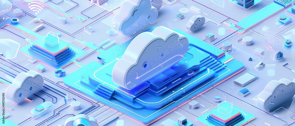 Cloud platform storage featuring crisp blue accents and a recognizable ...