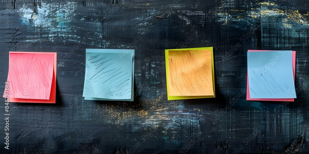 Agile project management with kanban or scrum boards for visual ...