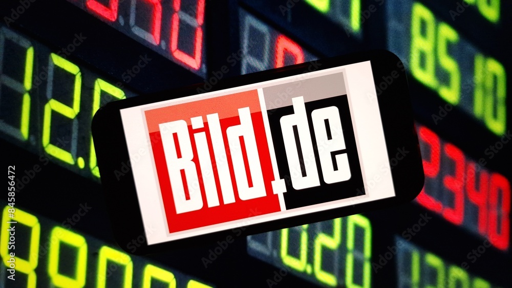 Konskie, Poland - June 10, 2024: Bild German tabloid newspaper logo ...