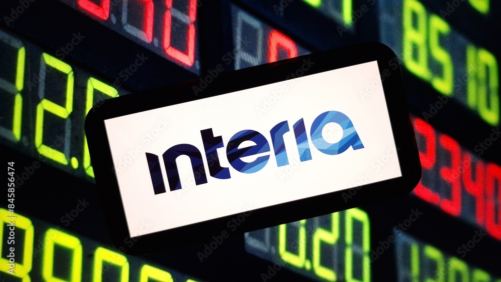 Konskie, Poland - June 10, 2024: Interia Polish web portal logo ...