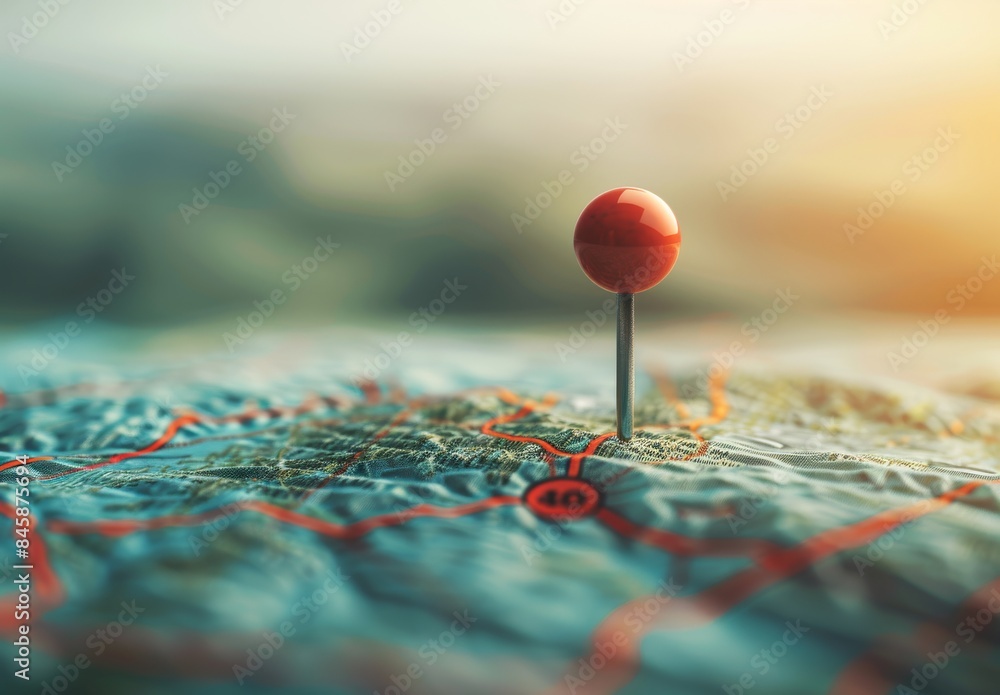 Pinpoint locations on a map with routes. Navigate and explore. Themes ...