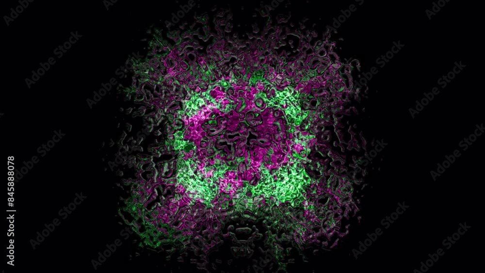 Explosion shockwave effect and divergent wave on a transparent ...