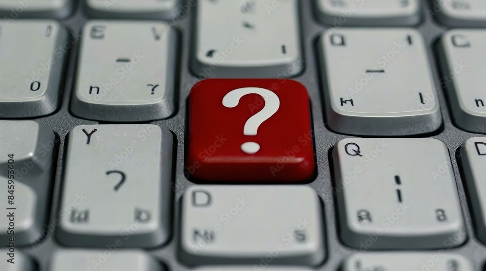 Question mark on keyboard,question mark,keyboard Stock Photo | Adobe Stock