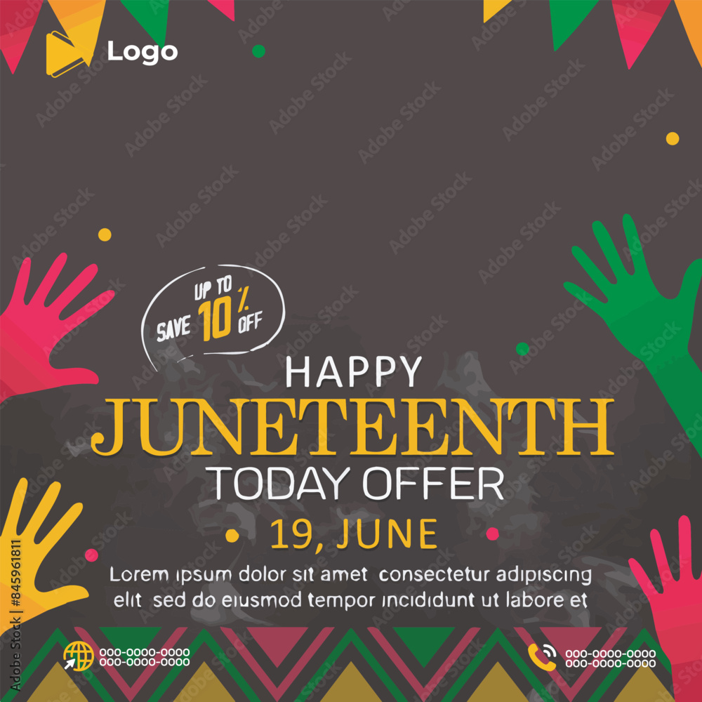 Celebration Juneteenth design or Juneteenth poster design | Freedom day ...