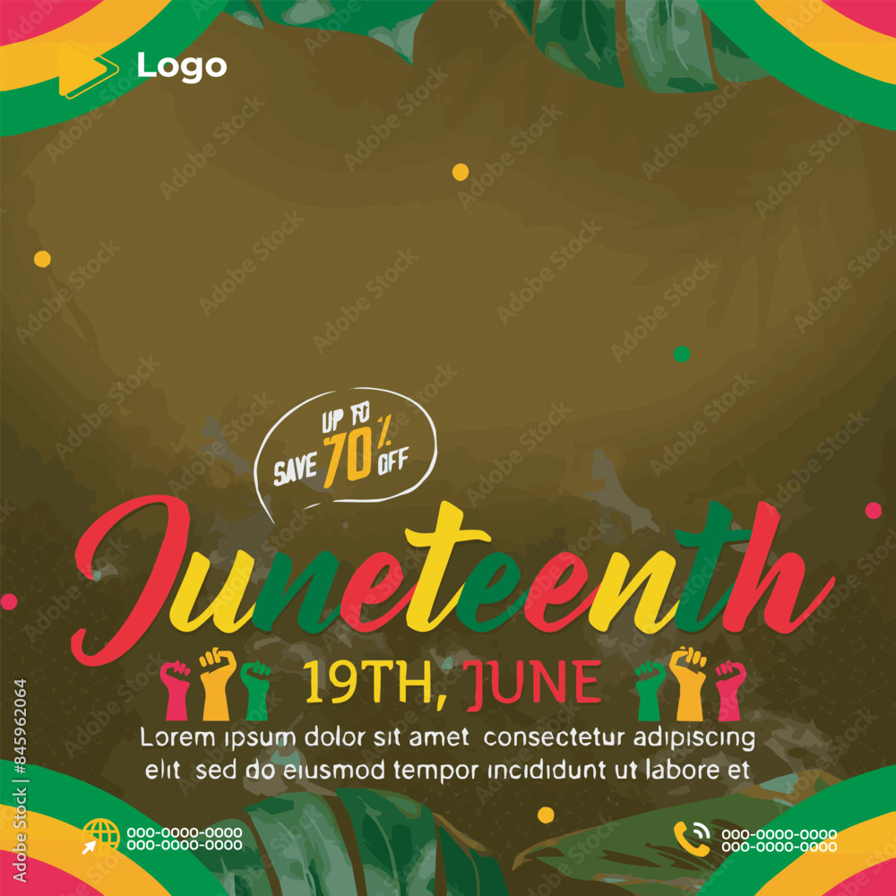 Celebration Juneteenth design or Juneteenth poster design | Freedom day ...