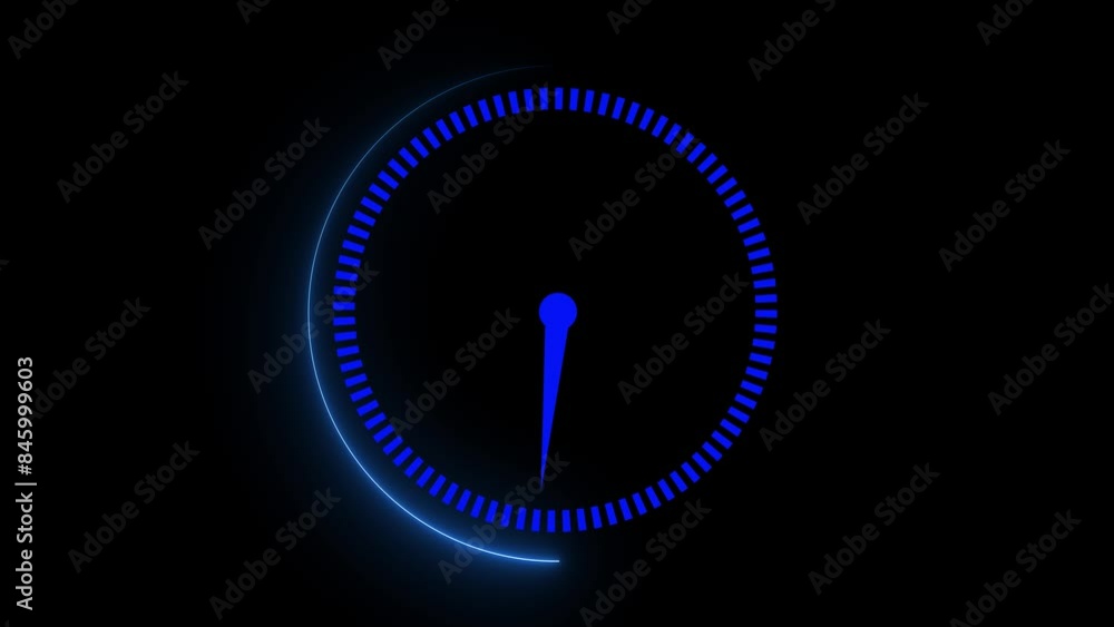 Abstract new analog clock icon animation. Stopwatch animated icon ...