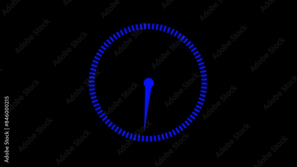 Abstract new analog clock icon animation. Stopwatch animated icon ...