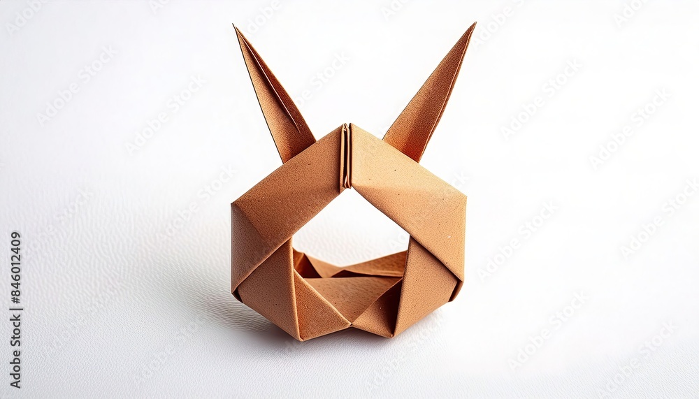 paper origami Astrological zodiac sign concept. Taurus the bull is the ...
