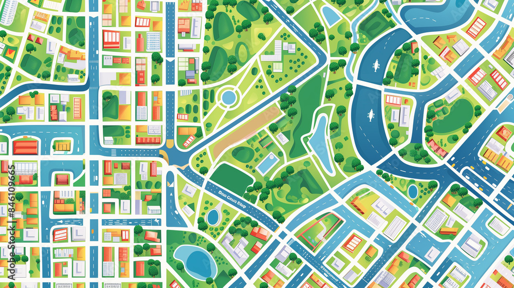 A detailed fantasy world map, with diverse regions including forests ...