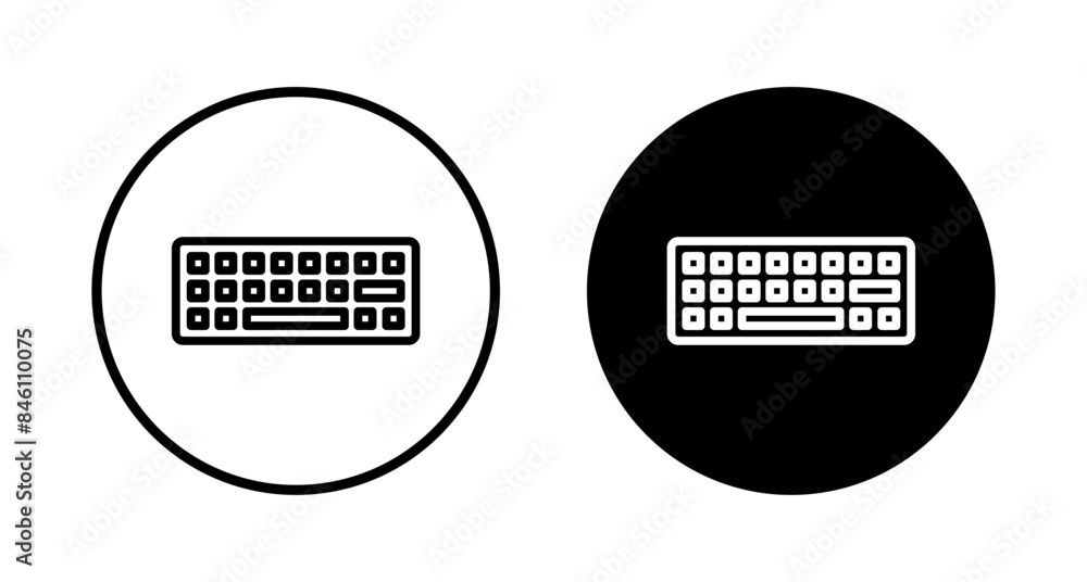 Keyboard icon vector isolated on white background. keyboard vector ...