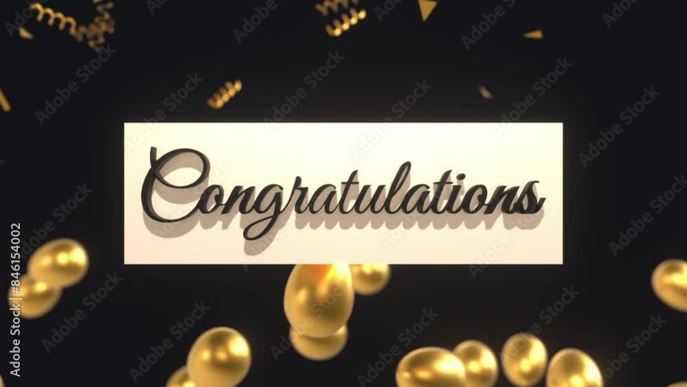 Congratulations Text Animation. Animated Congratulations Text With ...