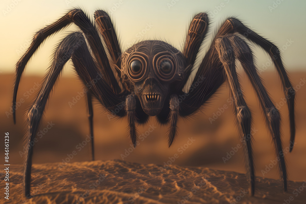 Anansi, the legendary trickster spider of Akan folklore, spins his ...