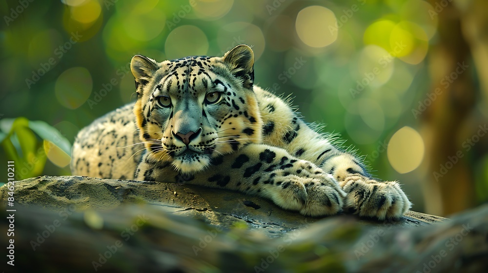 The snow leopard panthera uncia syn uncia uncia is a large cat native ...