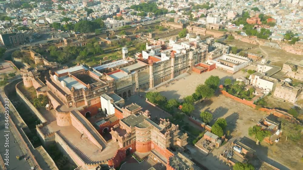 Aerial view of Junagarh Fort (Bikaner Fort) This is one of the most ...