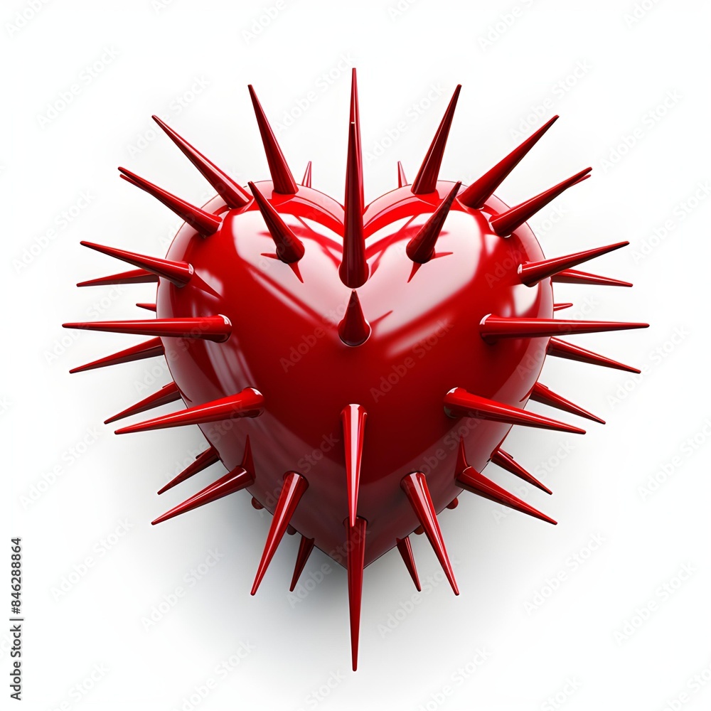 broken heart broken into pieces, Symbolic Representation of Love's Pain ...