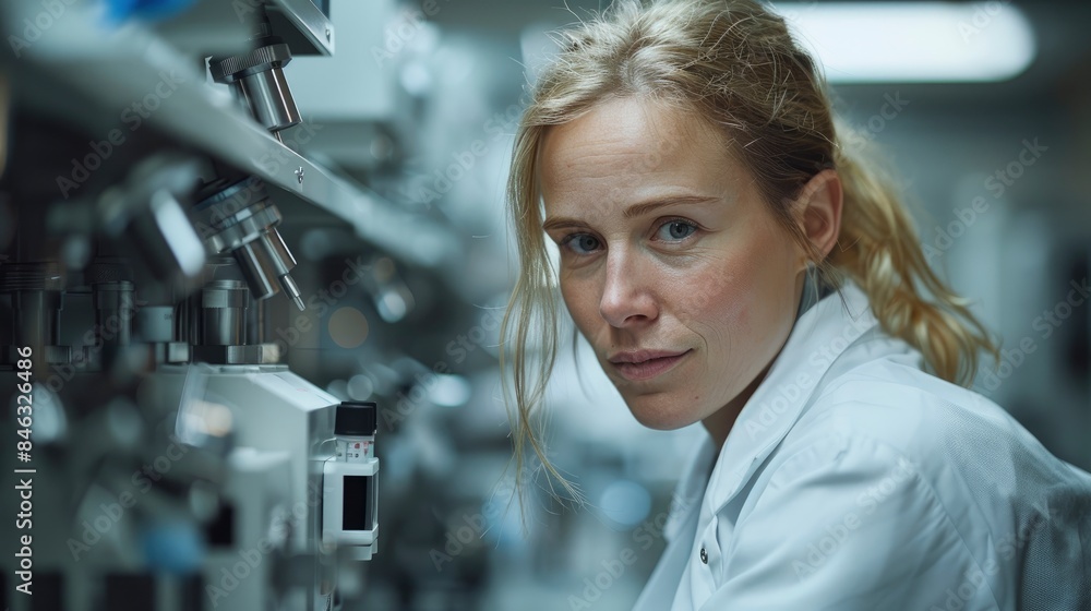 In The Structural Biology Lab, A Diligent Scientist Maps Protein ...