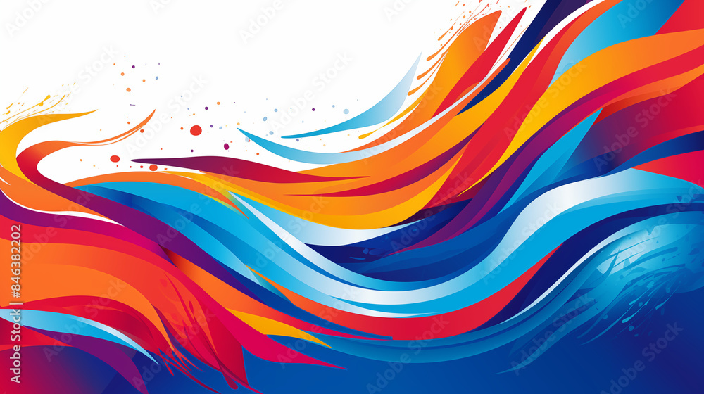 Vector background of the UEFA EURO 2024, European Football Championship ...