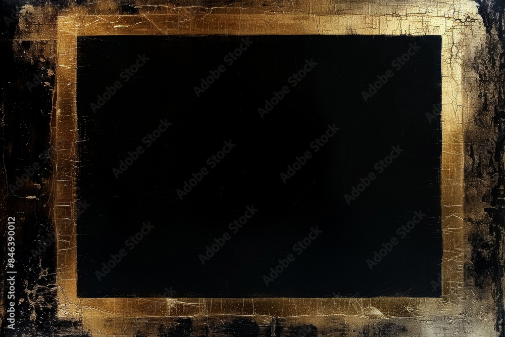 Aged Gold Border Effect Photo Overlays - Elegant and Vintage Photo ...