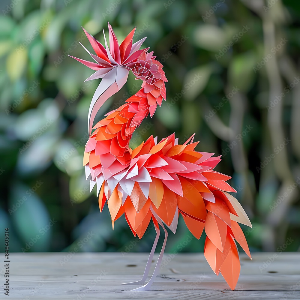 A DIY paper crafting tutorial illustration demonstrating the process of ...