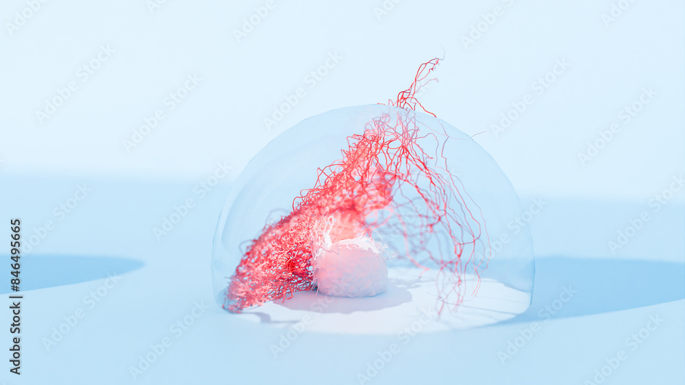 Cancer Cell Types, Cancer Cells types in 3D style, Tumor ...