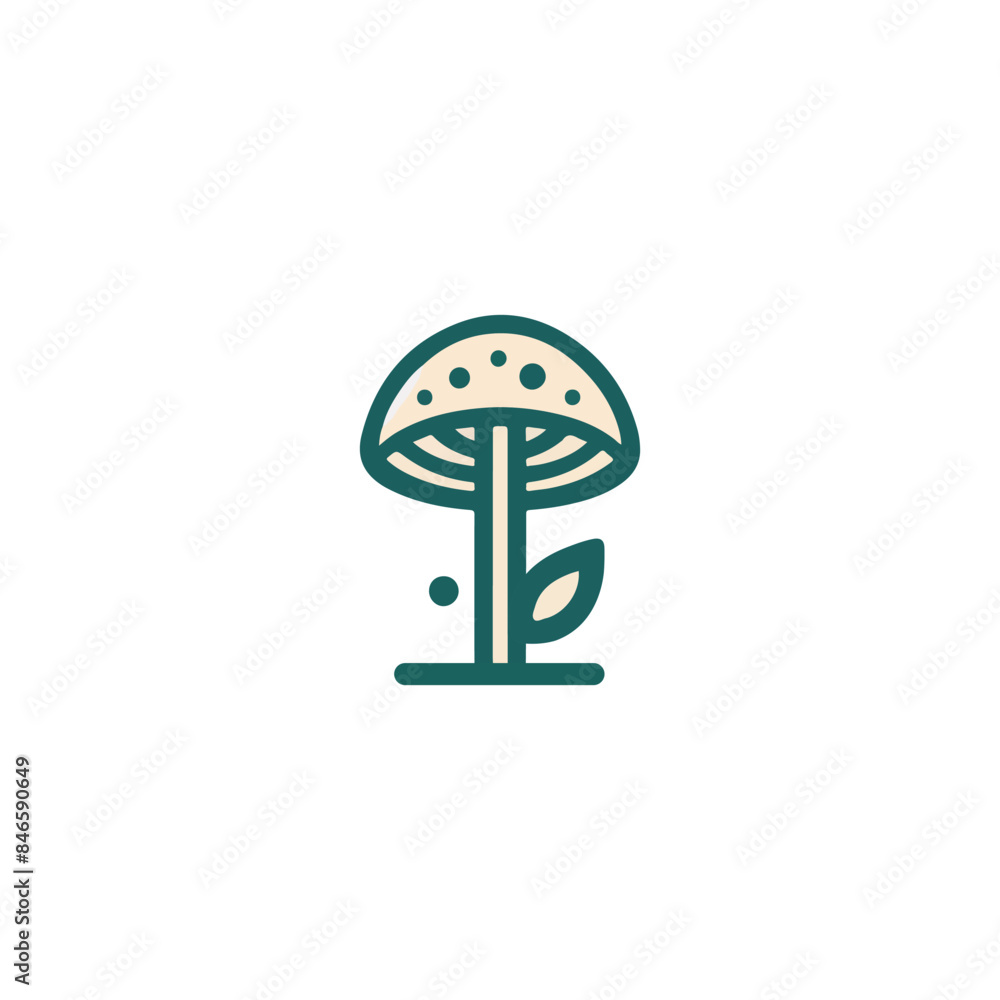 Mushroom Logo Vector , Mushroom silhouette, mushroom farm logo vintage ...