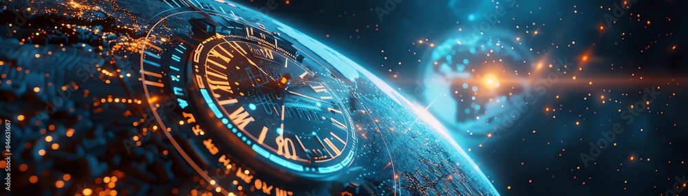 Synchronized Global Campaigns Clocks and campaign elements around a 3D ...