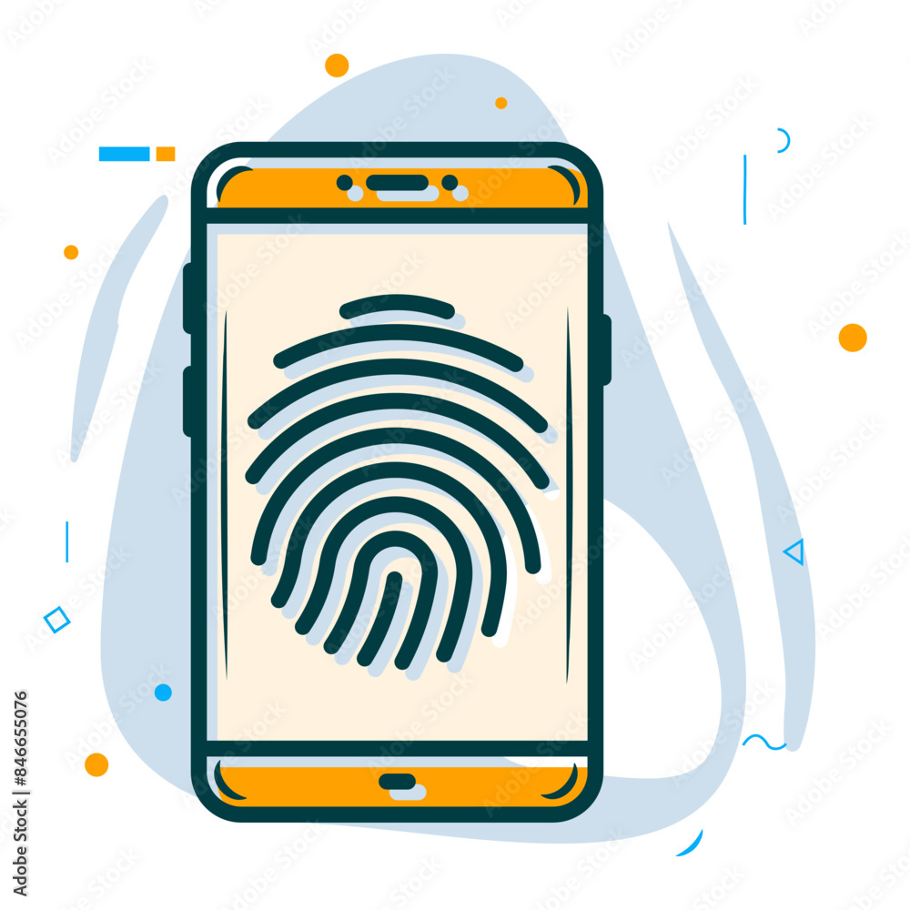 fingerprint sensor Recognition concept, Genetic Algorithms forensic ...
