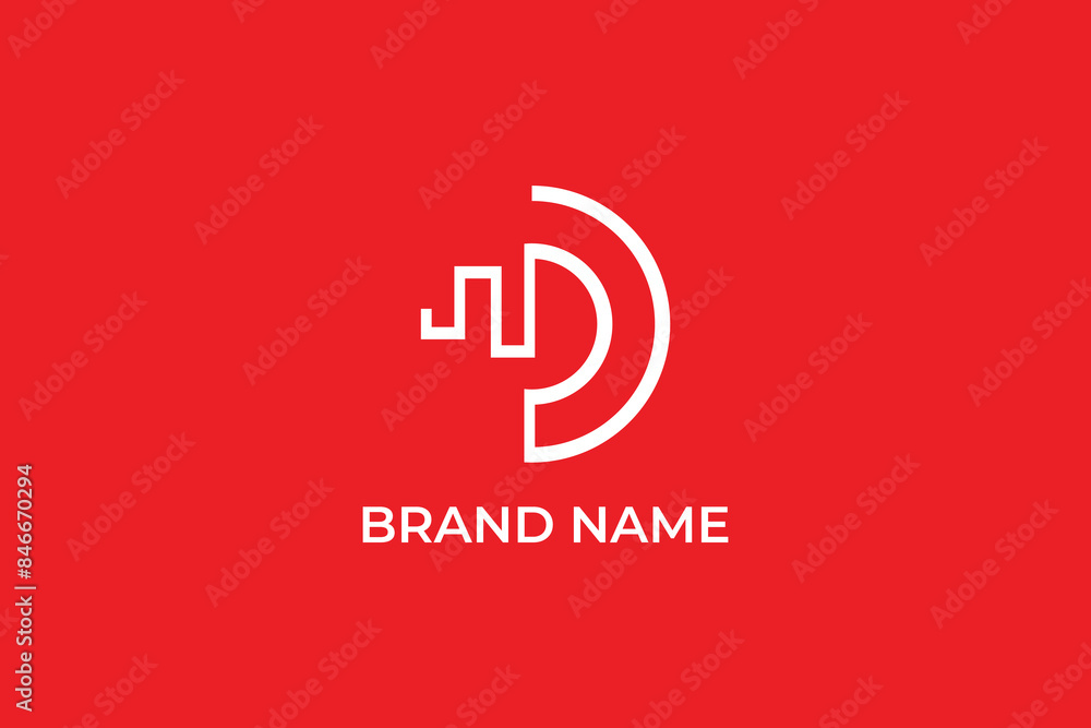 letter C iconic logo, letter C and signals logo, letter C digital ...