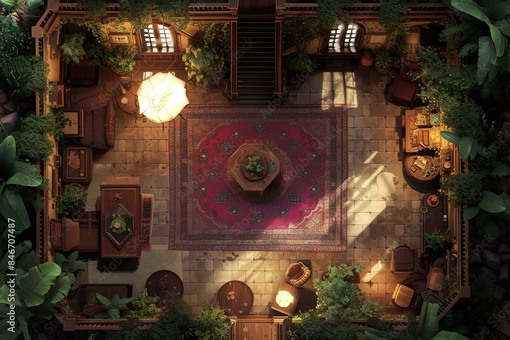 DnD Battlemap Cultists Room Battlemap - Sombre ambiance, occult symbols ...