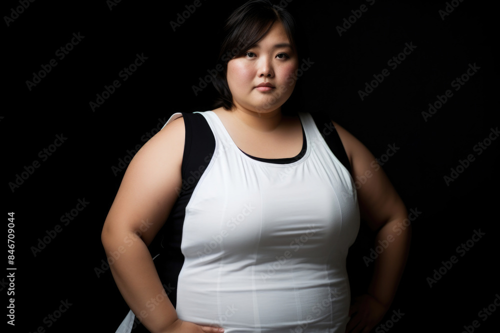 女, 女性, アジア人, 日本人, 肥満, 太った女性, 黒, 多様性, モデル, 美しい女性, Female, Asian ...