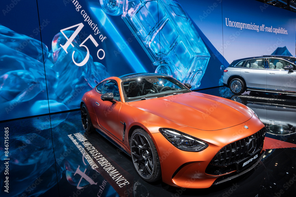 Beijing, China - Apr 30, 2024: Mercedes-AMG GT 63 S E Performance PHEV ...