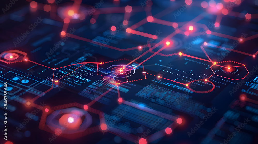 Business workflow process management concept. Workflow automation ...