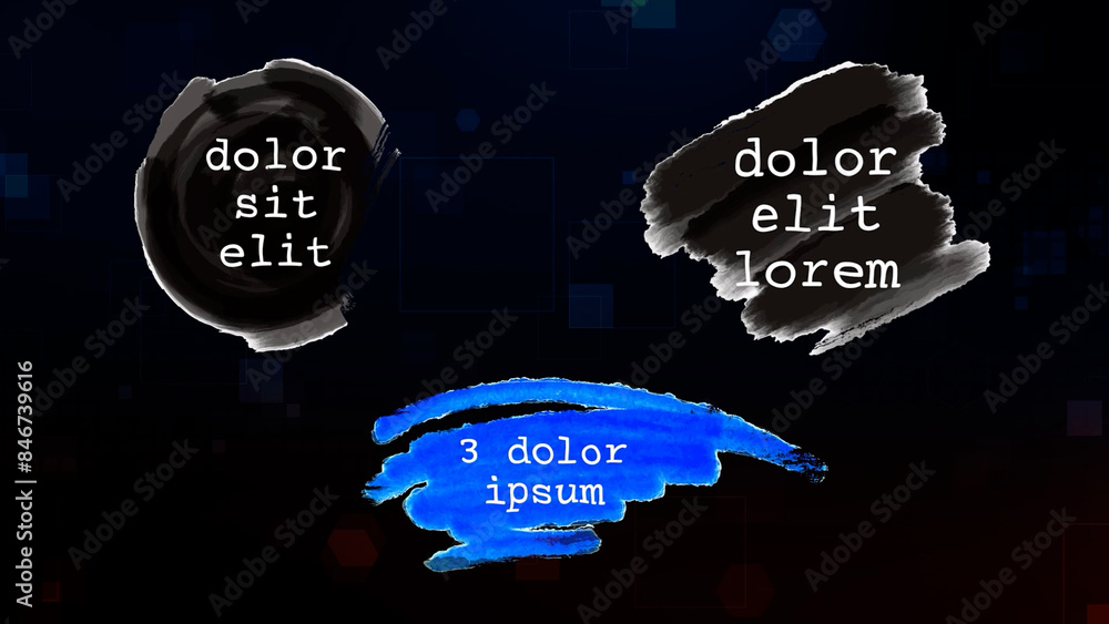 Hand Drawn Titles Stock Template | Adobe Stock