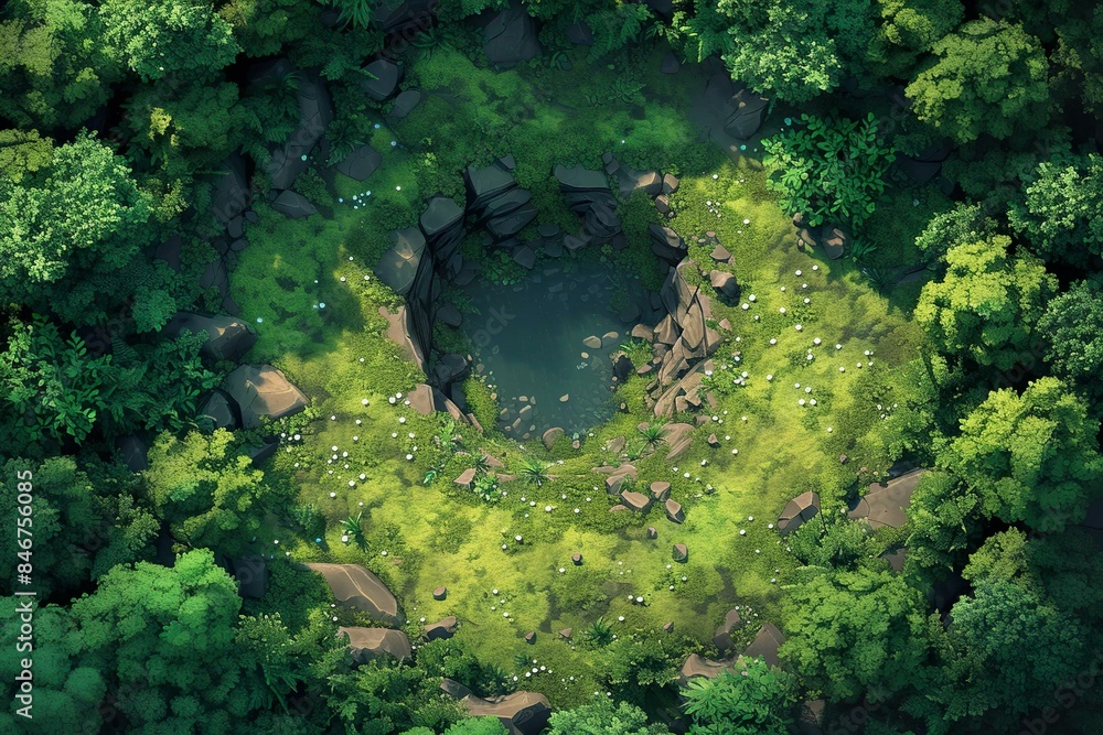 DnD Battlemap Monster Nest Battlemap - A dangerous monster nest ...